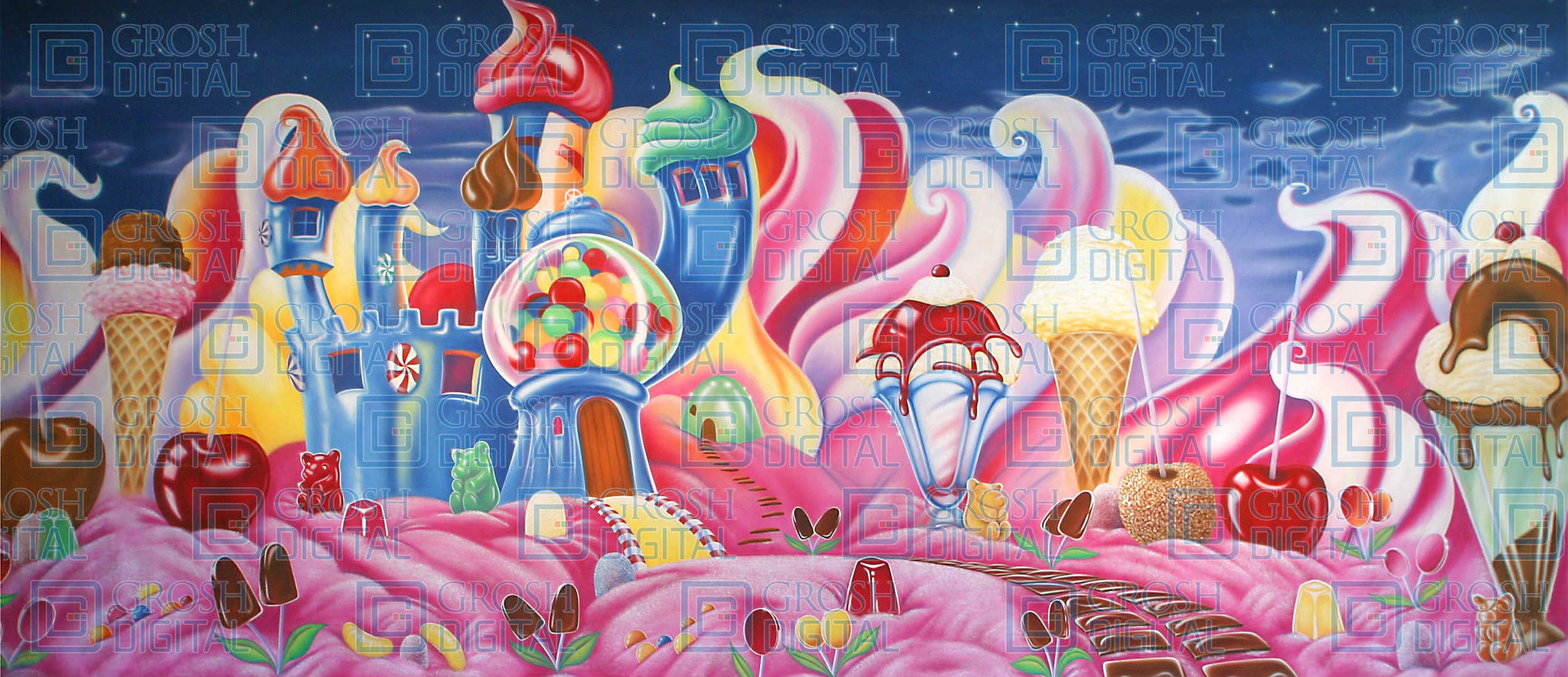 Candyland Backdrop Backdrops Nutcracker Amazon.com: Allenjoy Red Candy