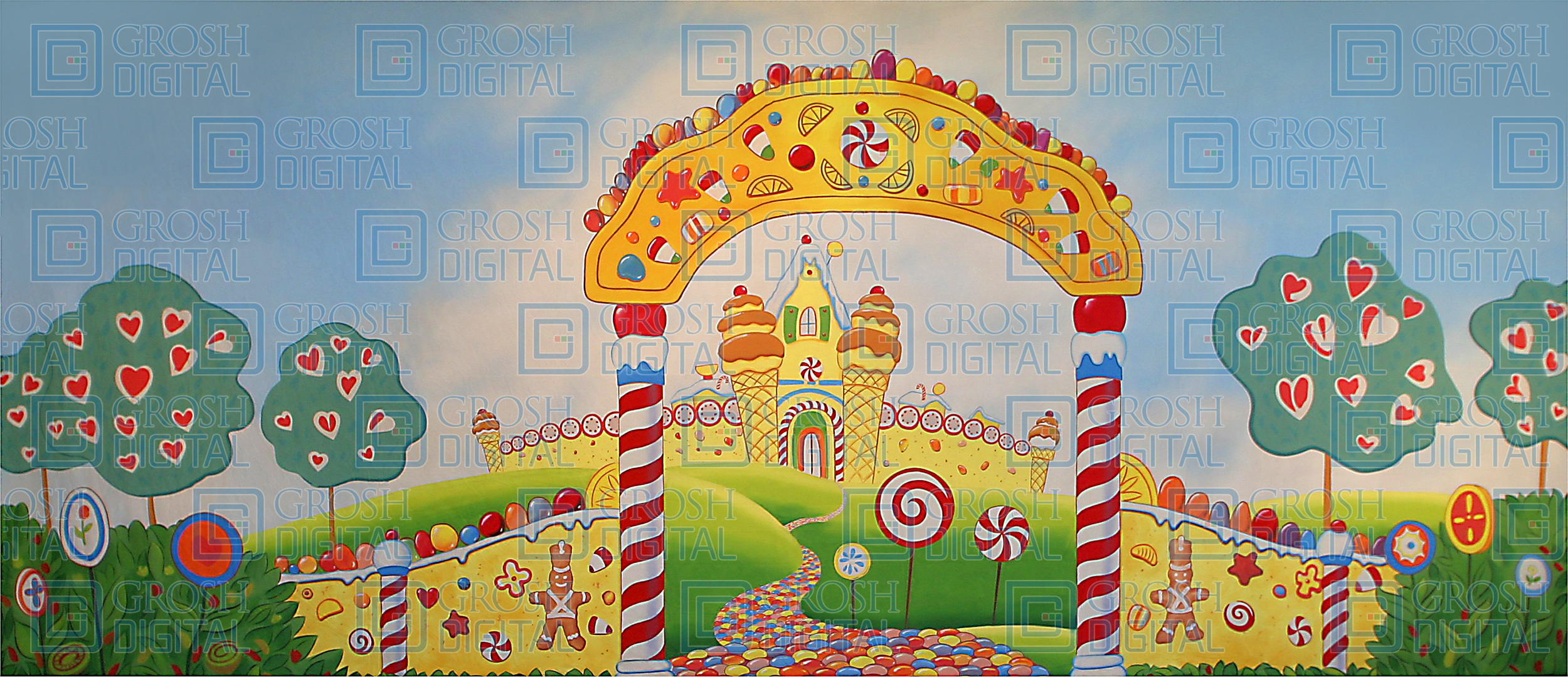 Candyland Backdrop Backdrops Nutcracker Amazon.com: Allenjoy Red Candy